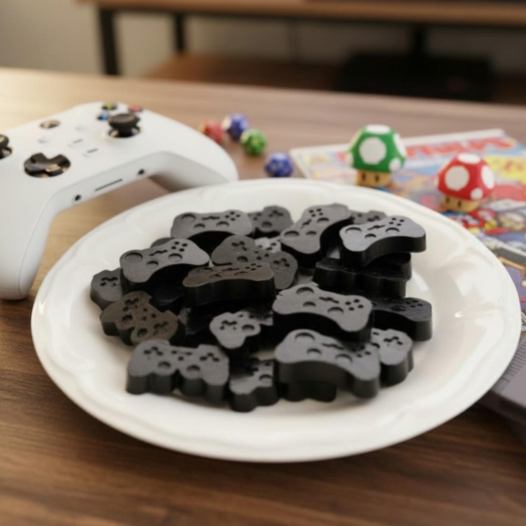 Video Game Controller Soap Set: Black Cherry Scented, Vegan Friendly - Etsy
