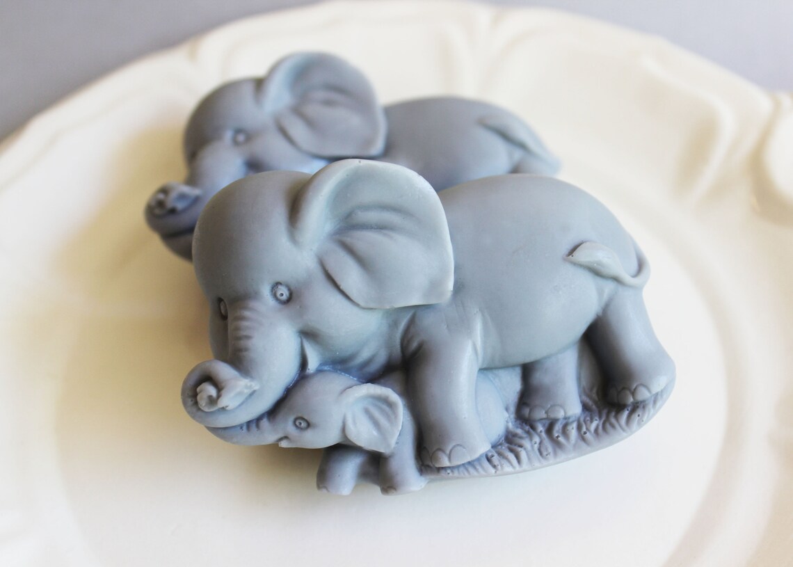 Elephant Soap Soap Favors Baby Shower Lavender Soap - Etsy