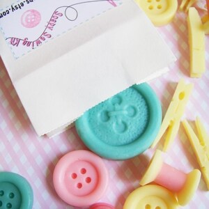Sewing Soap Kit - Button Soap, Soap Favors, Seamstress Gift, Handmade ...