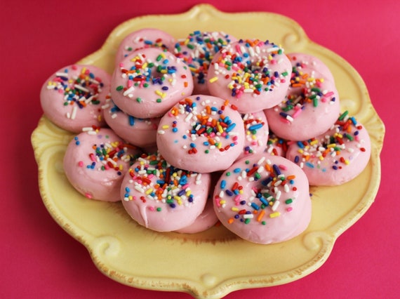 Doughnut Soap Mini Sprinkle Set Strawberry Scented Sprinkle - Etsy