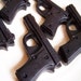 Gun Soap Black Cherry Set: Soap Gun, Handgun Soap, Gift for Him, Pistol ...