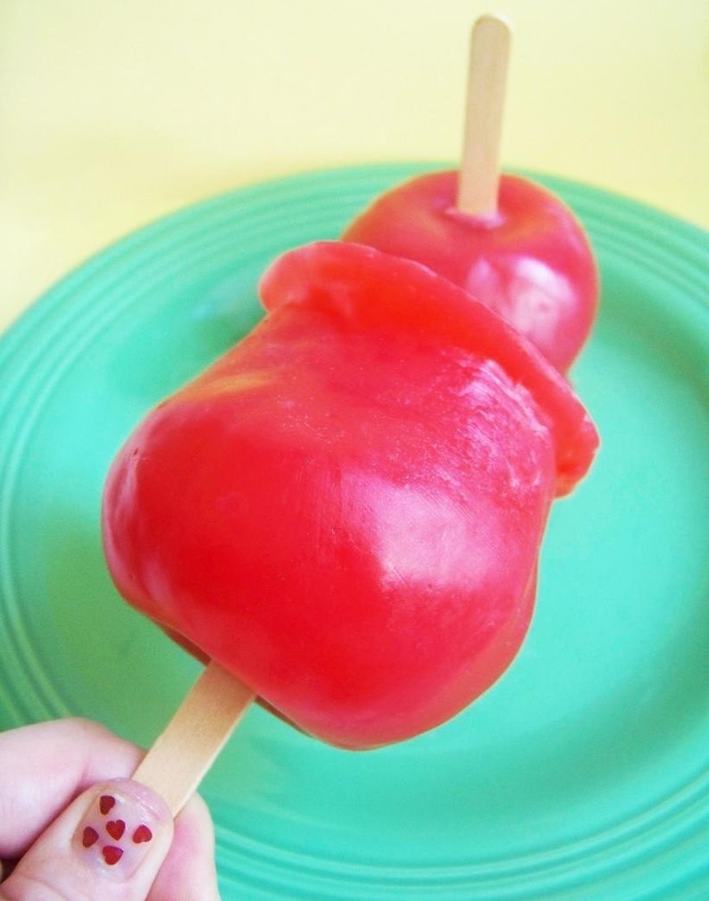 Candy Apple Soap Fruit Soap Soap Apple Fake Food Soap | Etsy