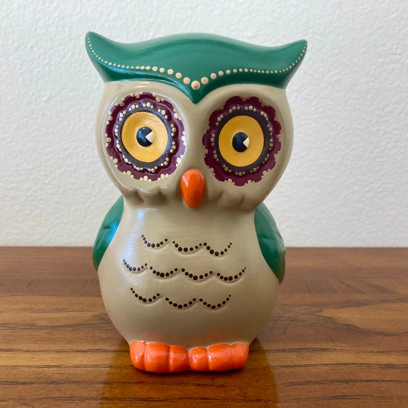 Owl Coin Bank - Etsy