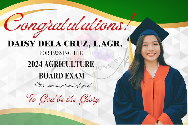 Congratulations Banner Template 6 CANVA Editable Template for ...