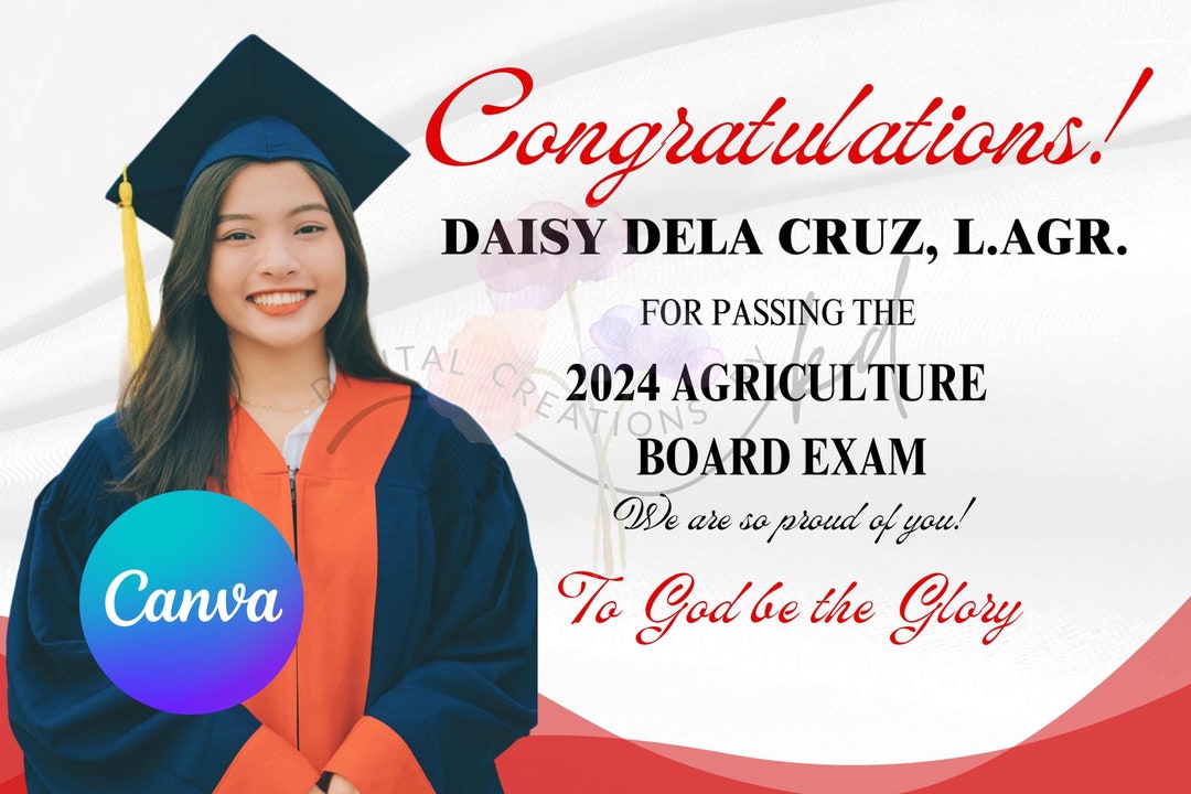 Congratulations Banner Template 6 CANVA Editable Template for ...