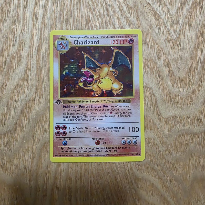 Charizard 1st Edition Cards - Etsy