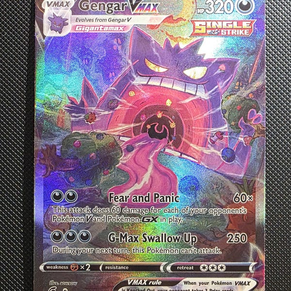 Gengar Alt Art Vmax - Etsy