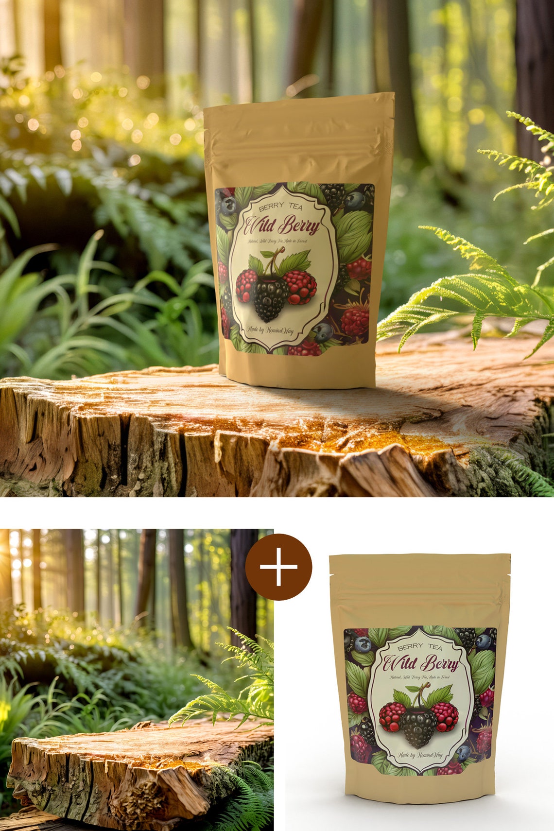 28 Forest Close-up Backgrounds for Product Photography, Digital Nature ...