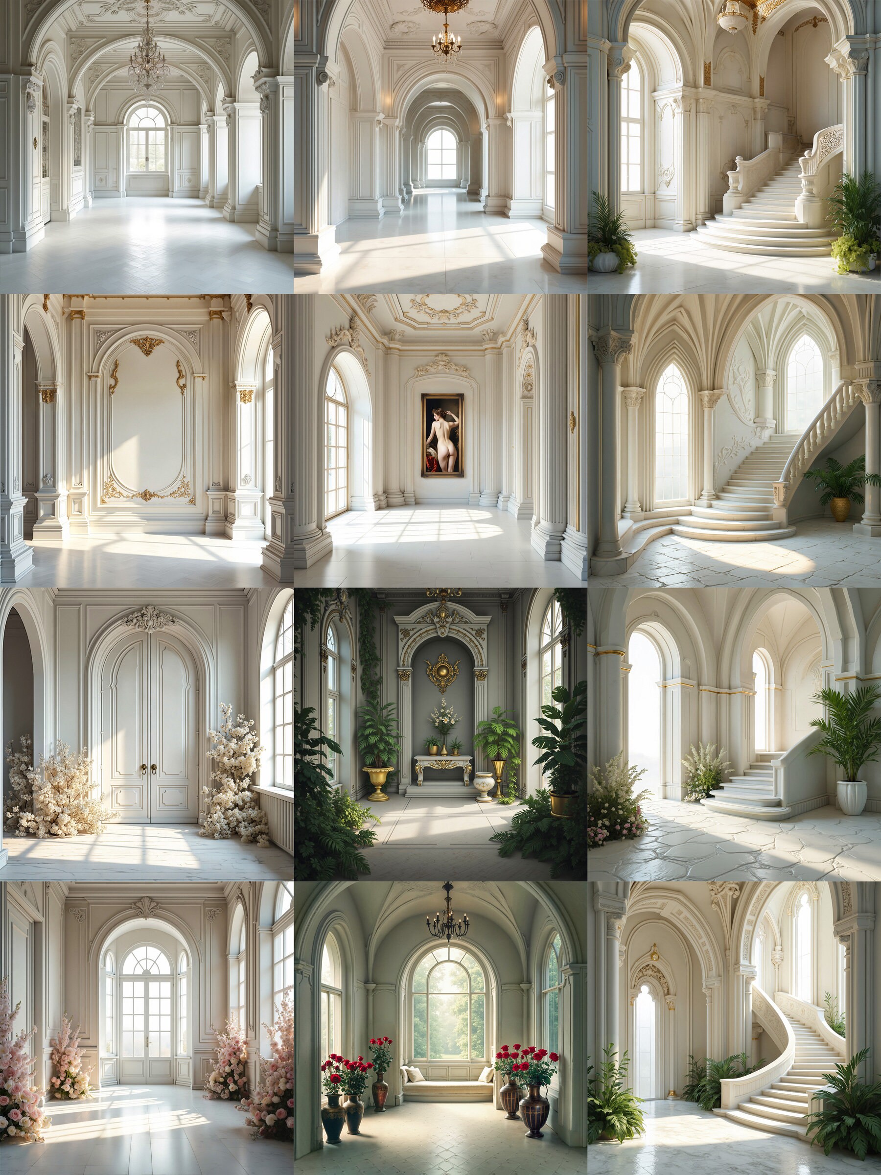 25 WHITE Castle Interiors Backgrounds for Fashion, Portrait, and ...