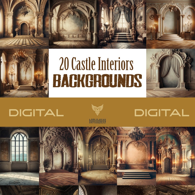 Castle Backdrop - Etsy