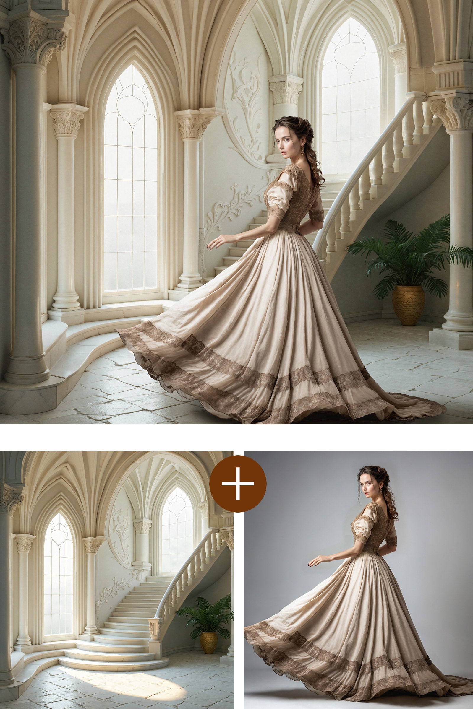25 WHITE Castle Interiors Backgrounds for Fashion, Portrait, and ...