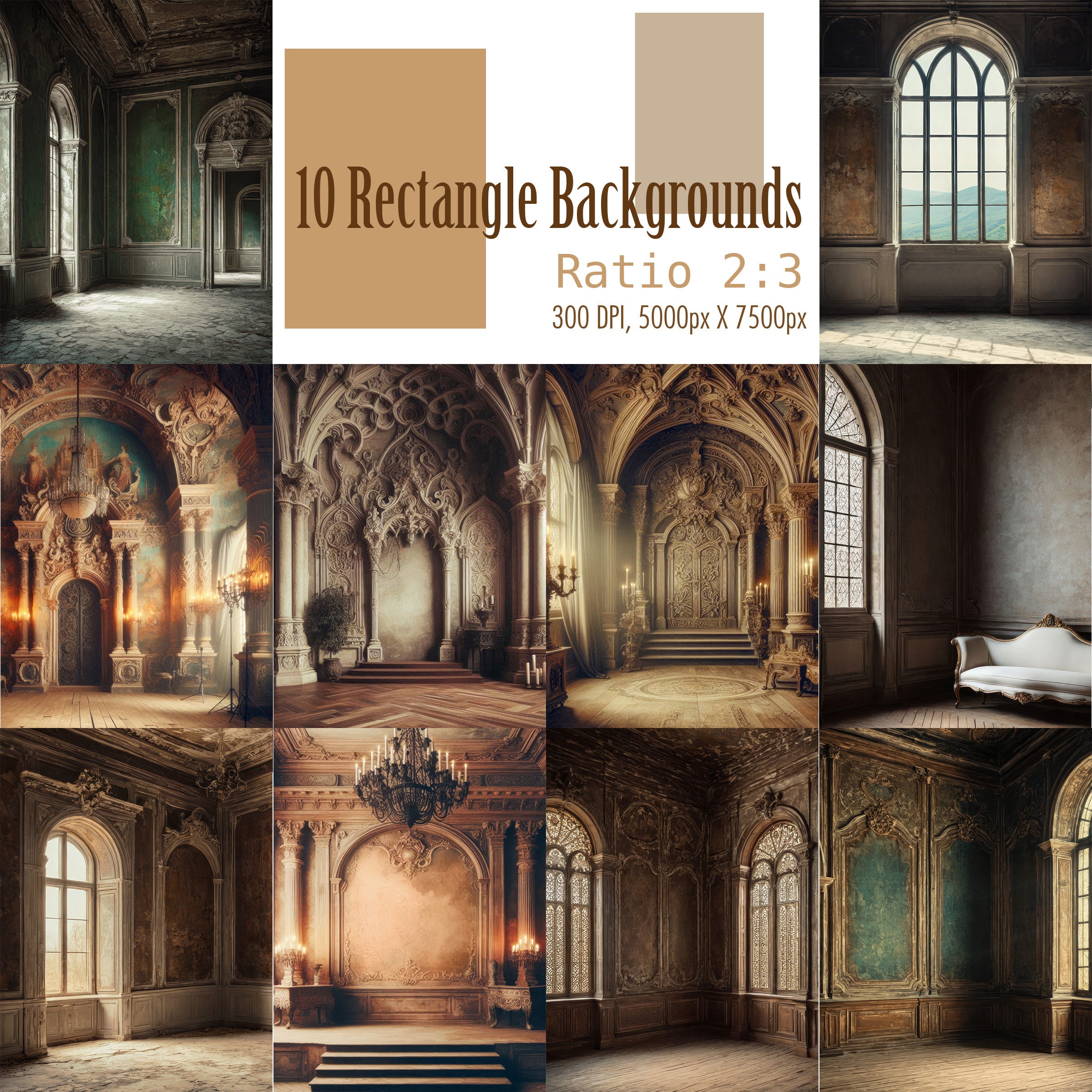 20 Castle Interior Backdrops for Fashion, Weddings, Maternity ...