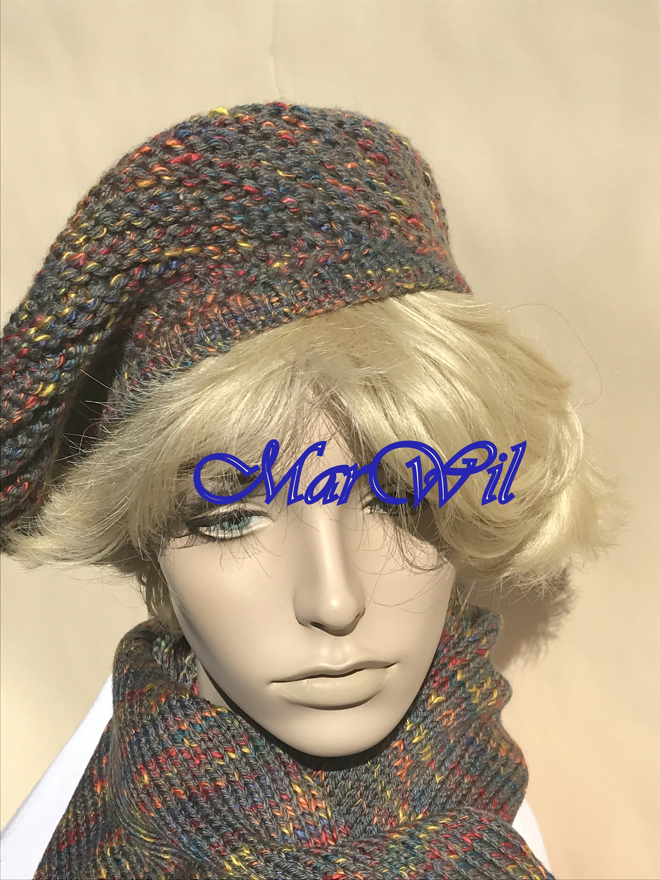 Girl's Beret and Scarf Set. Gift for Her. Accessories. Children ...