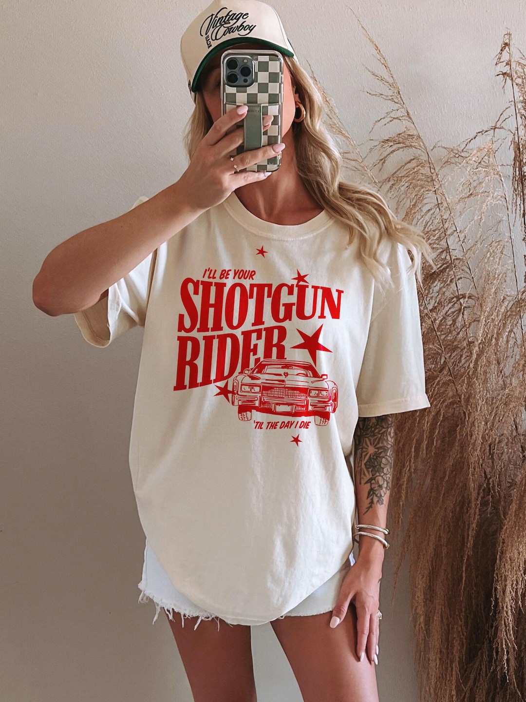I"ll Be Your Shotgun Rider RED GRAPHIC - Cowboy Carter Shirt - Beyhive ...