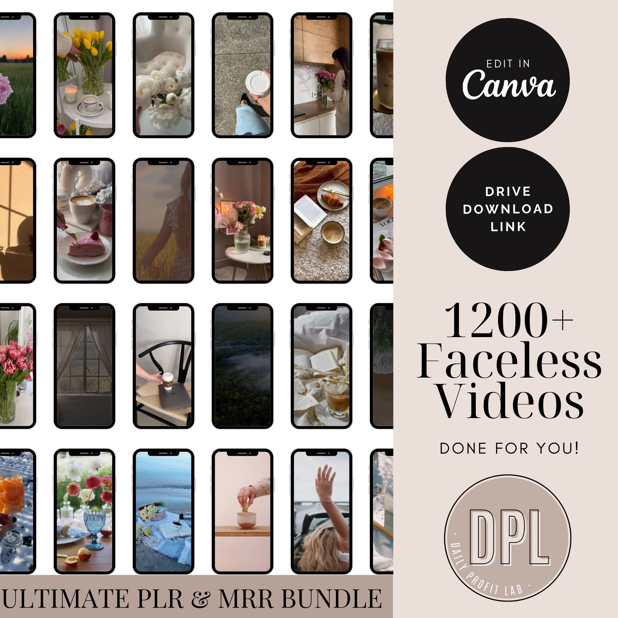 Faceless Digital Marketing | 1200+ Faceless Videos Reel Vault ...