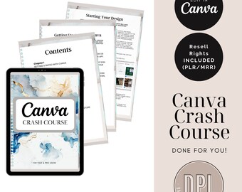 Canva 101 How to Guide Canva Crash Course With Master Resell Rights MRR & Private Label Rights ...