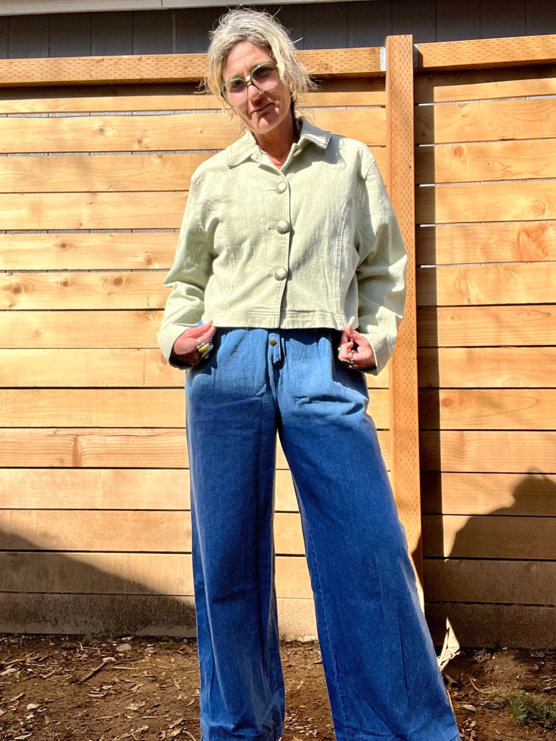 1990’s Jump Vintage Concho Western Southwestern Cotton Jacket Womens ...