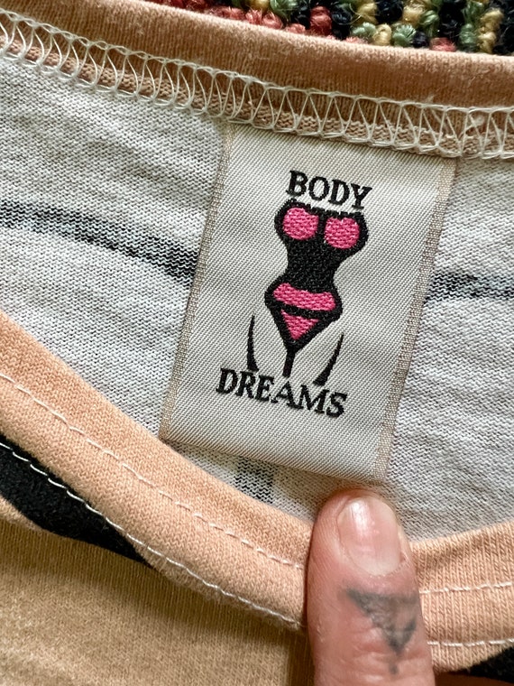 1980’s Body Dreams vintage muscle man cap sleeve bath… - Gem