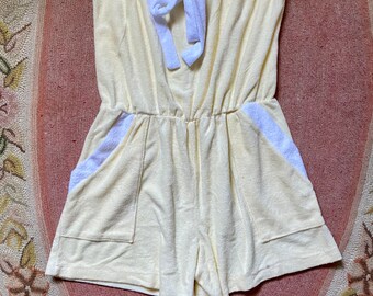 Terry Cloth Romper - Etsy