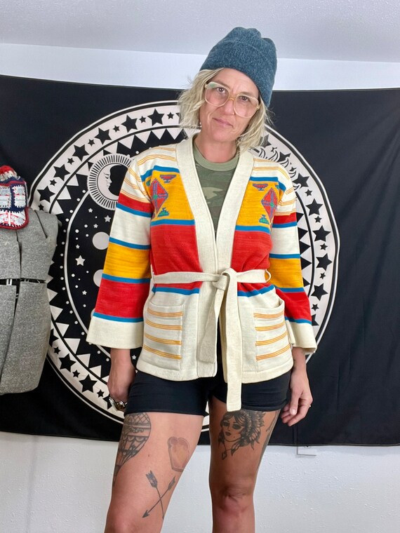 1970’s vintage boho hippie Fine Quality Sweaters acry… - Gem