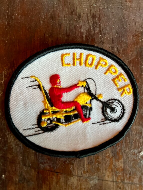 Rad 1970’s vintage chopper motorcycle patch! - Gem