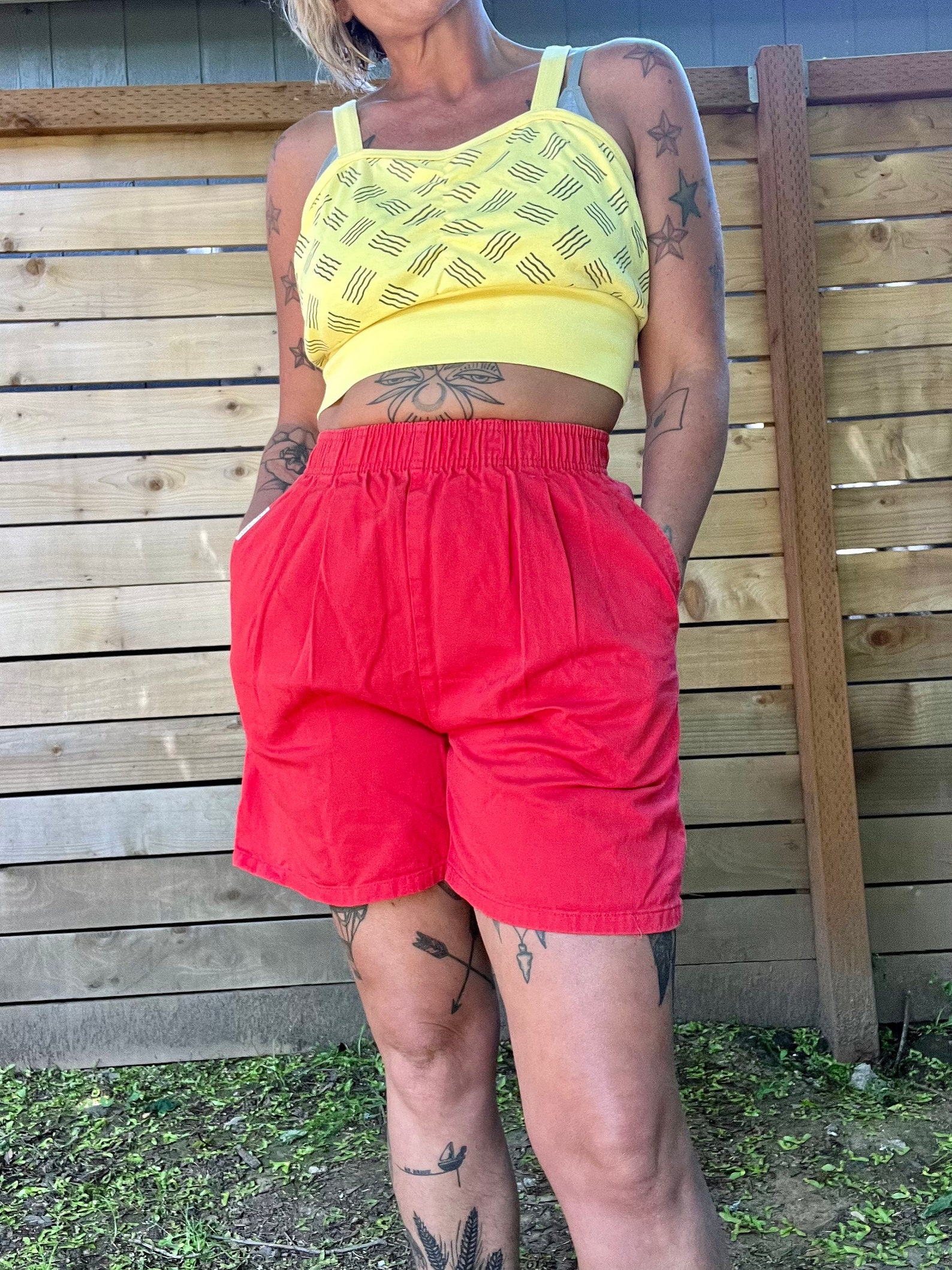 Hang Ten 1980’s Vintage Cherry Red Shorts Women’s Size Small/medium - Etsy
