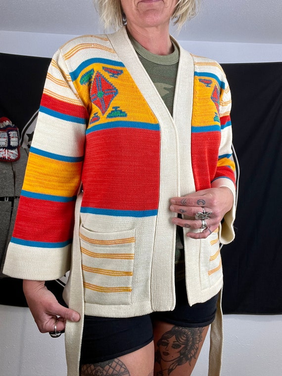 1970’s vintage boho hippie Fine Quality Sweaters acry… - Gem
