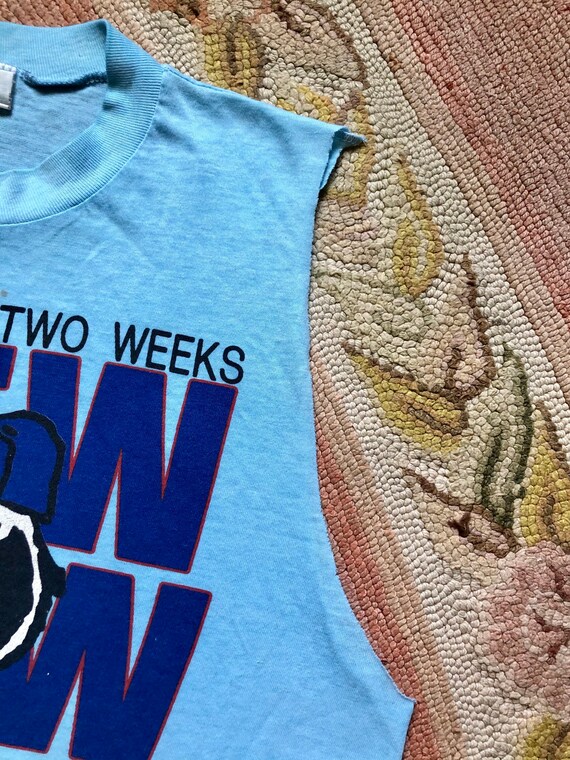 Amazing 1970’s paper thin vintage snoopy altered tank… - Gem