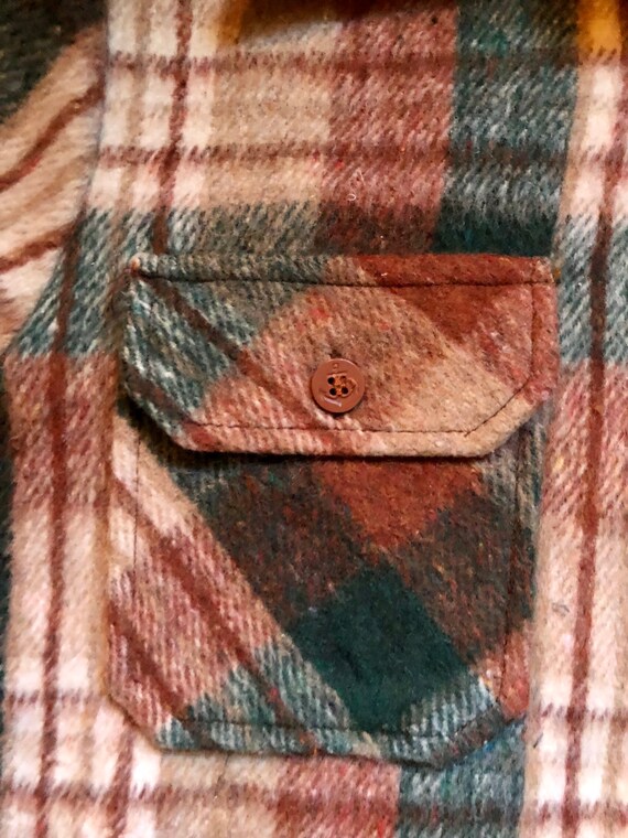 Montgomery ward 1970’s vintage plaid grunge hippie b… - Gem