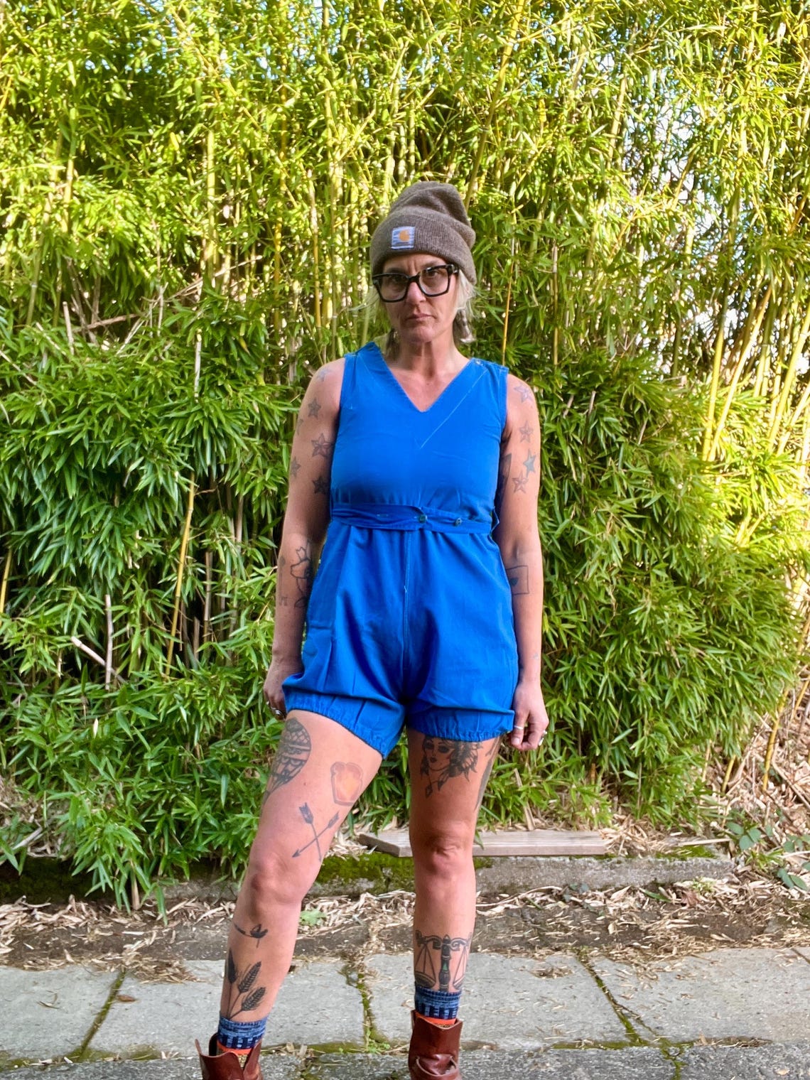 1930’s/40’s Vintage Cotton Gym Suit/playsuit Romper Women’s Size M - Etsy