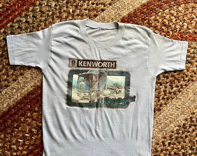 Rad 1970s/80s Vintage Kenworth H Whopper Iron on Very Thin - Etsy