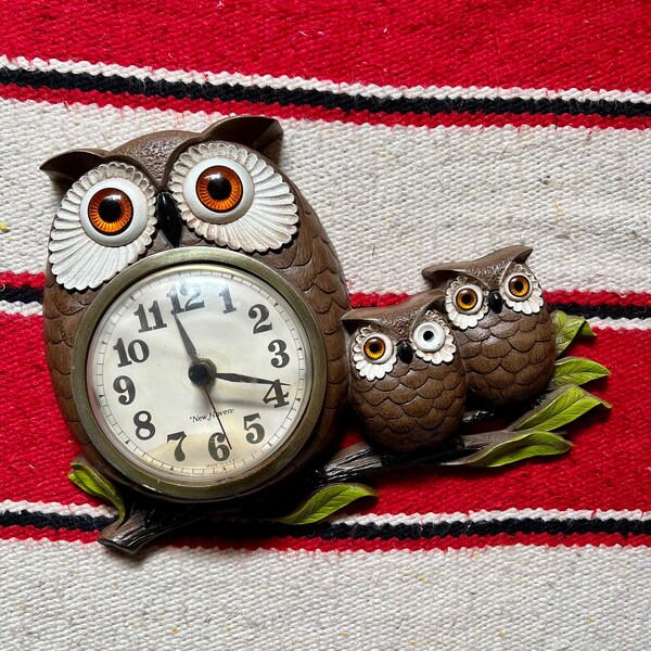 Owl Clock - Etsy
