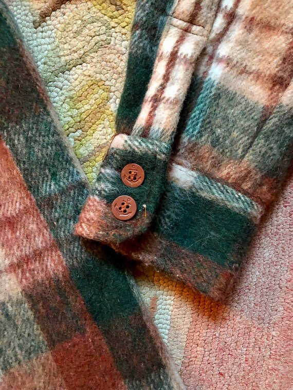 Montgomery ward 1970’s vintage plaid grunge hippie b… - Gem