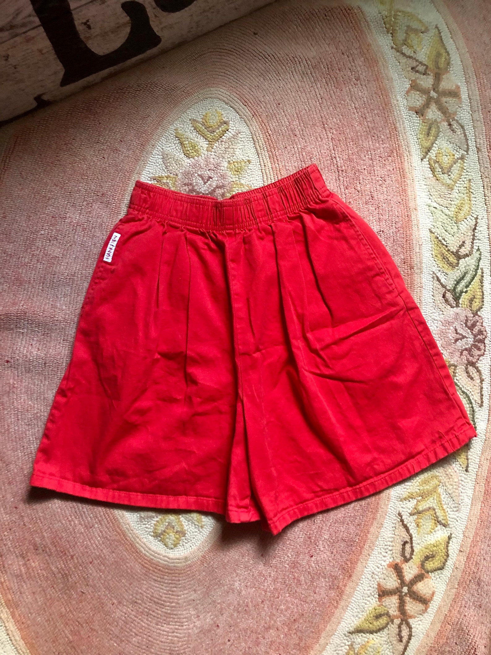 Hang Ten 1980’s Vintage Cherry Red Shorts Women’s Size Small/medium - Etsy