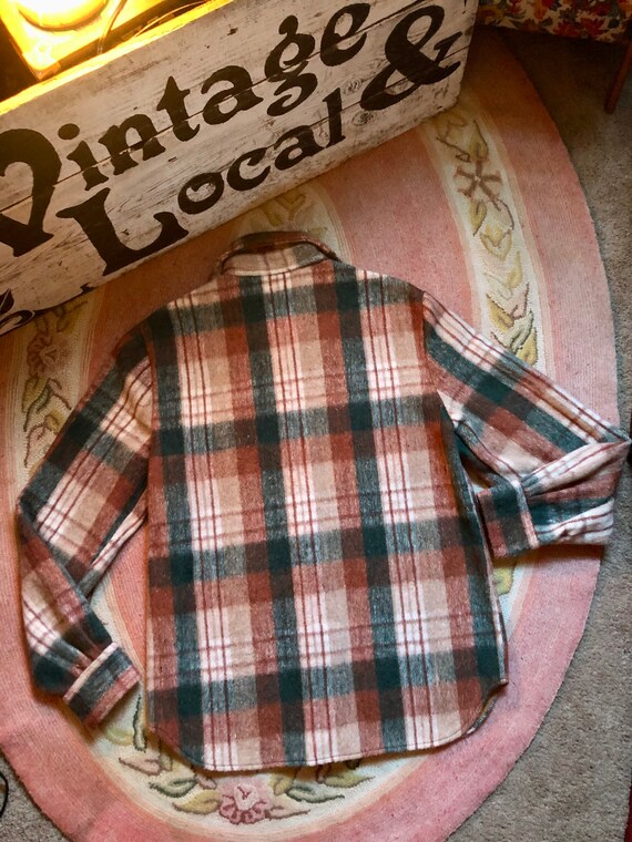 Montgomery ward 1970’s vintage plaid grunge hippie b… - Gem