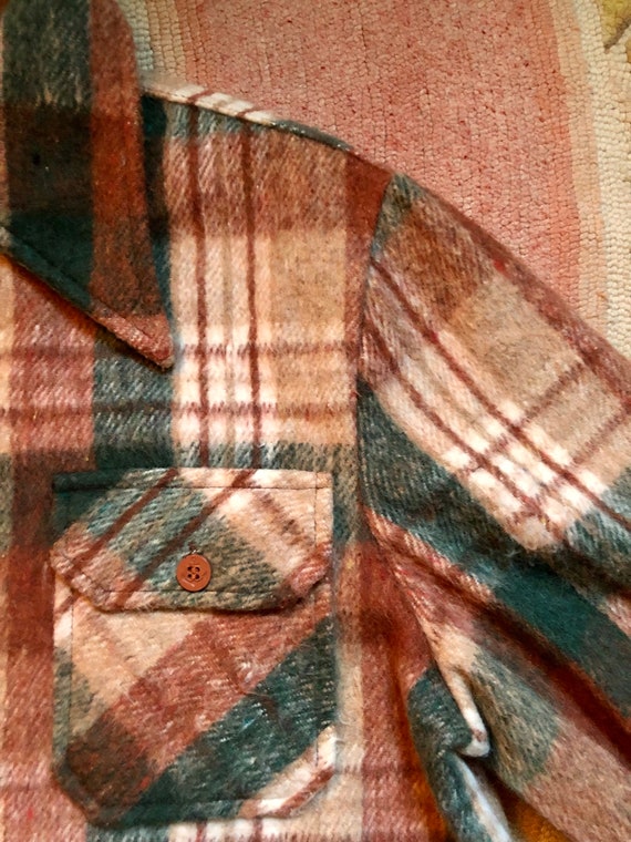 Montgomery ward 1970’s vintage plaid grunge hippie b… - Gem