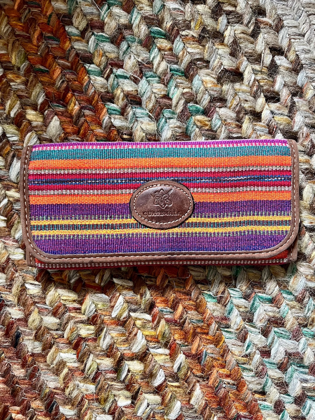 1990’s Vintage Guatemalan Striped 3 Fold Wallet 7.5 in L X 3.5 in W - Etsy