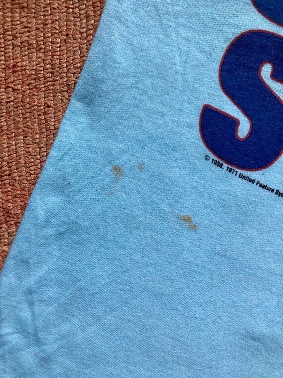 Amazing 1970’s paper thin vintage snoopy altered tank… - Gem