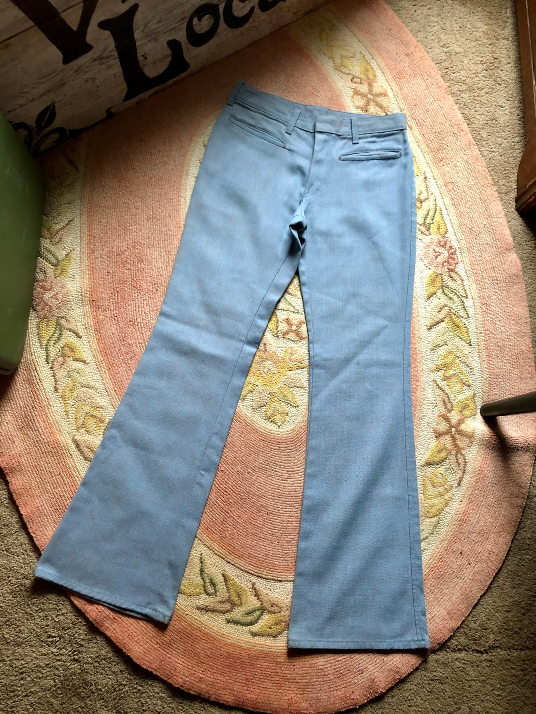 Male Slack Jeans 1970’s Vintage Western Wear Flared Pants Women’s Size ...