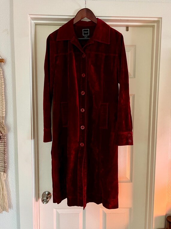 GUESS 1990’s vintage crushed velvet button down dress… - Gem