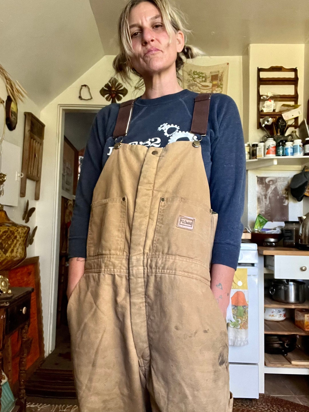 Walls Insulated Blizzard Pruf 1980s Vintage Overalls/coveralls Snow ...