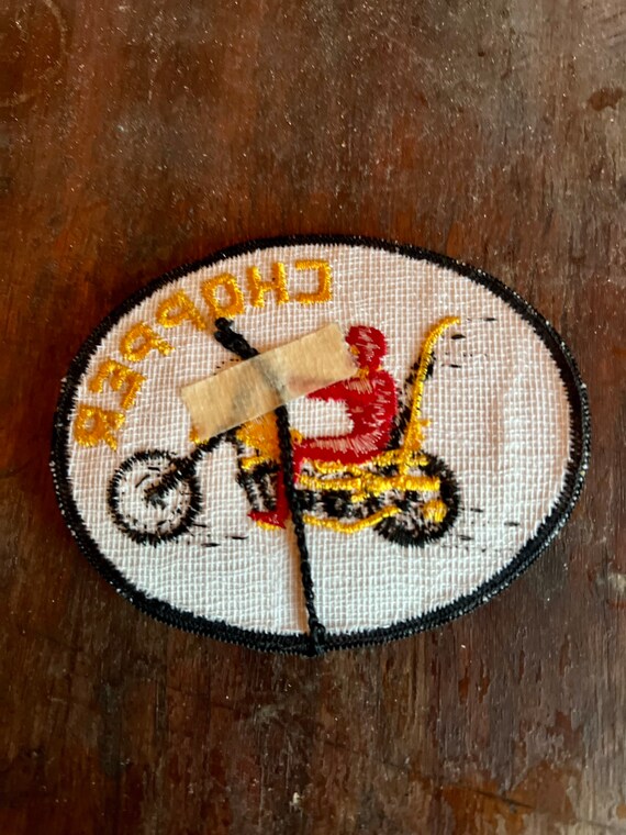 Rad 1970’s vintage chopper motorcycle patch! - Gem
