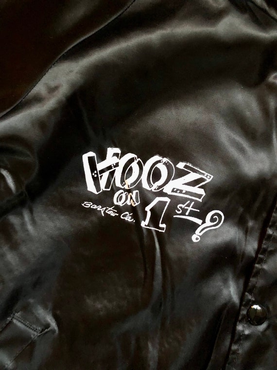 1980’s vintage HOOZ on 1st bar Hartwell nylon bomber … - Gem