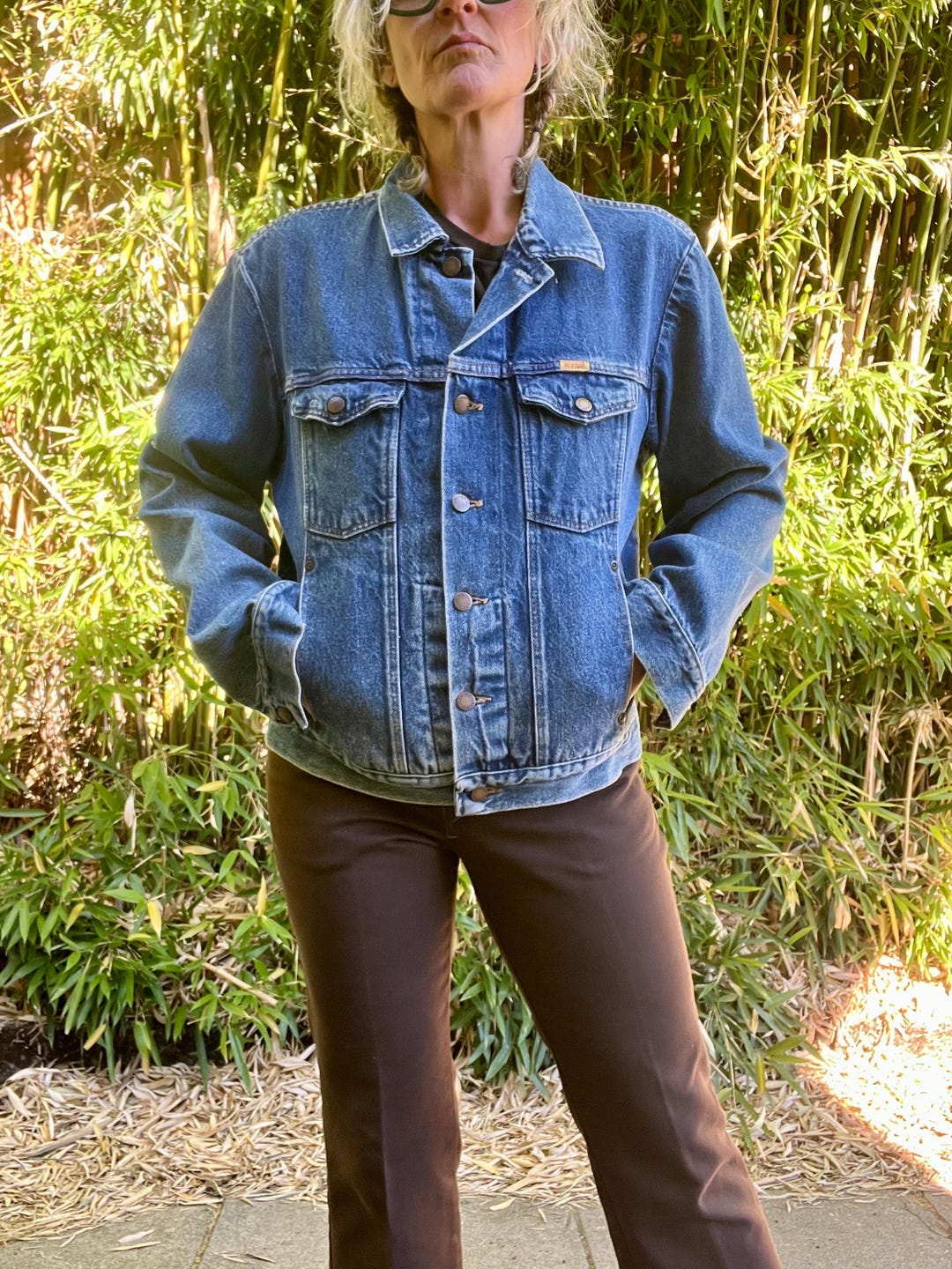 Rustler Vintage 1980’s Jean/denim Trucker Western Jacket Men’s or Women ...