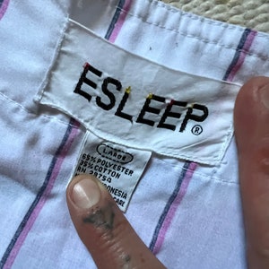 1990’s Vintage Esleep Shirt Men’s or Women’s Size Large - Etsy