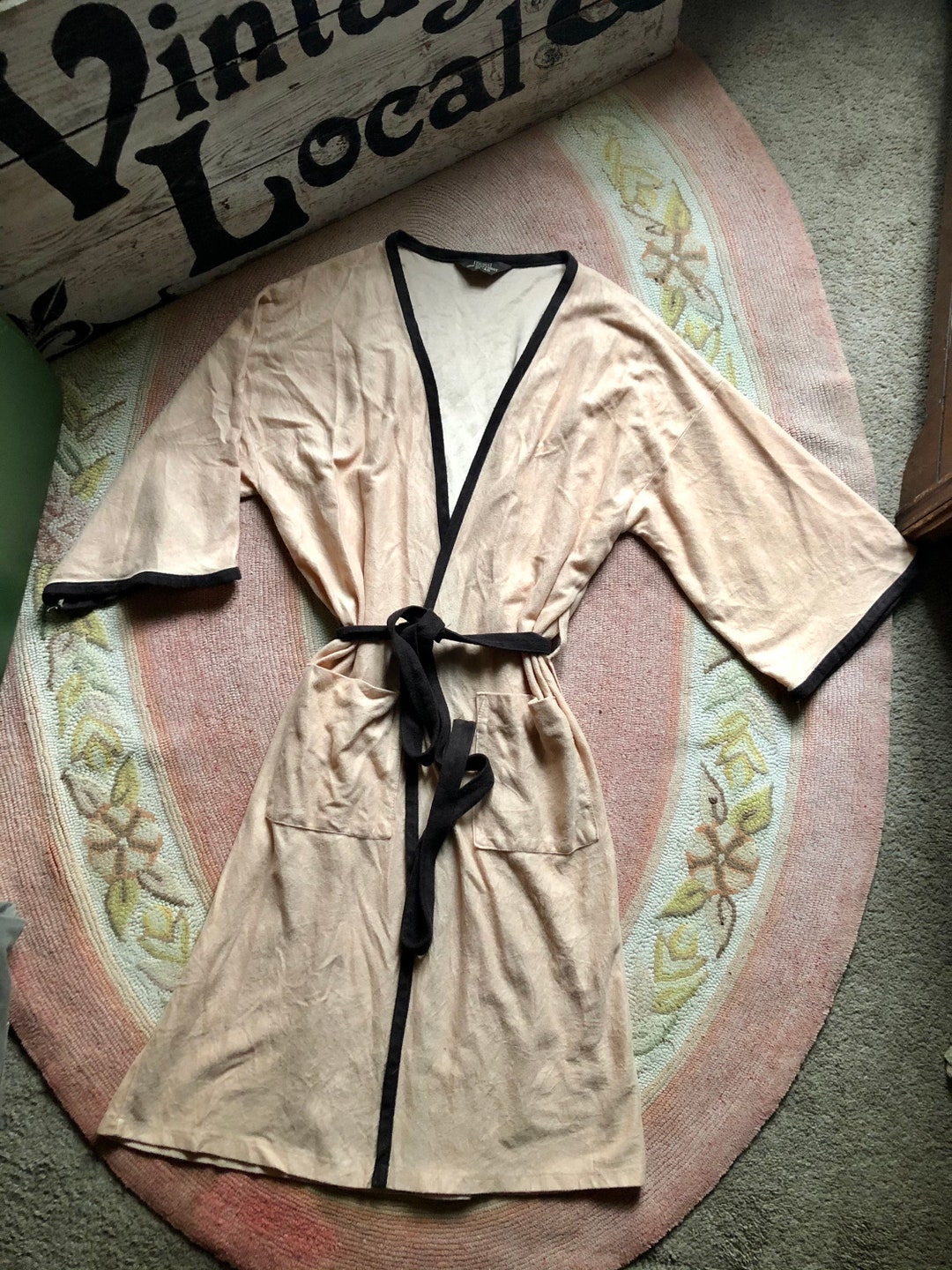 Rad 1970’s Vintage Hugh Hefner Vibes Sears Brand Robe Unisex Size Large ...