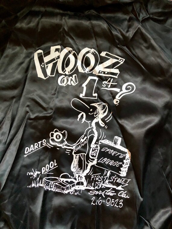 1980’s vintage HOOZ on 1st bar Hartwell nylon bomber … - Gem