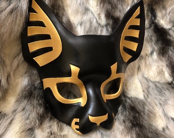 Egyptian Cat Mask - Etsy