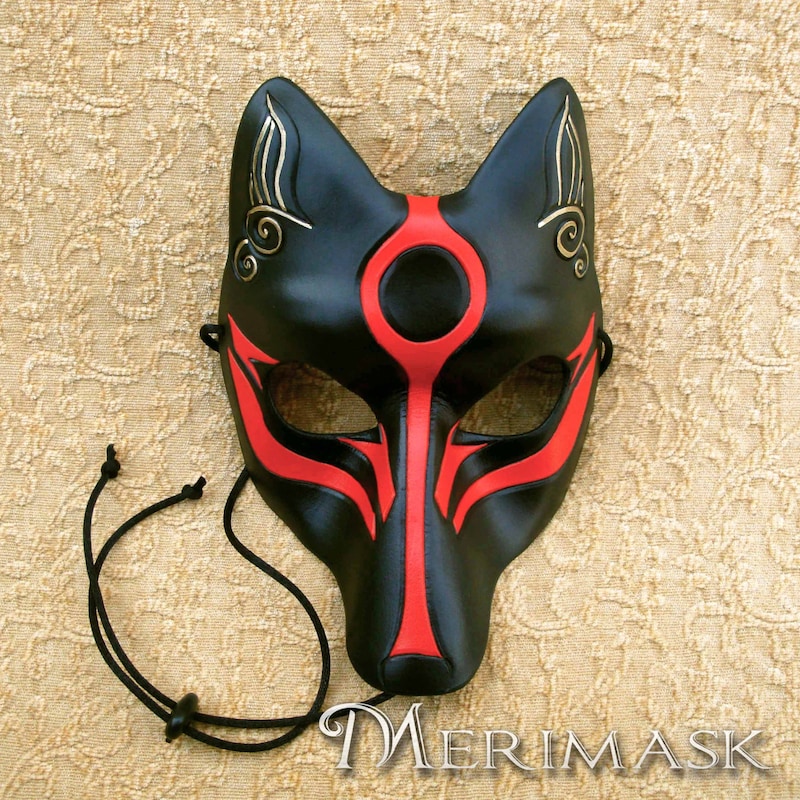 Japanese Kitsune Mask - Etsy