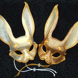Leather Mask MADE TO ORDER Venetian Rabbit Mask... Masquerade - Etsy